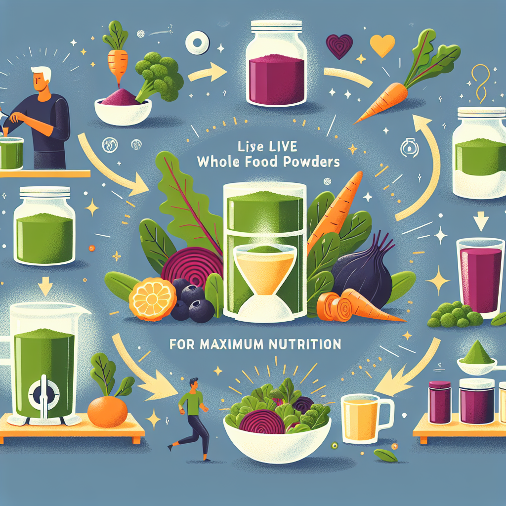 How To Use Live Whole Food Powders For Maximum Nutrition