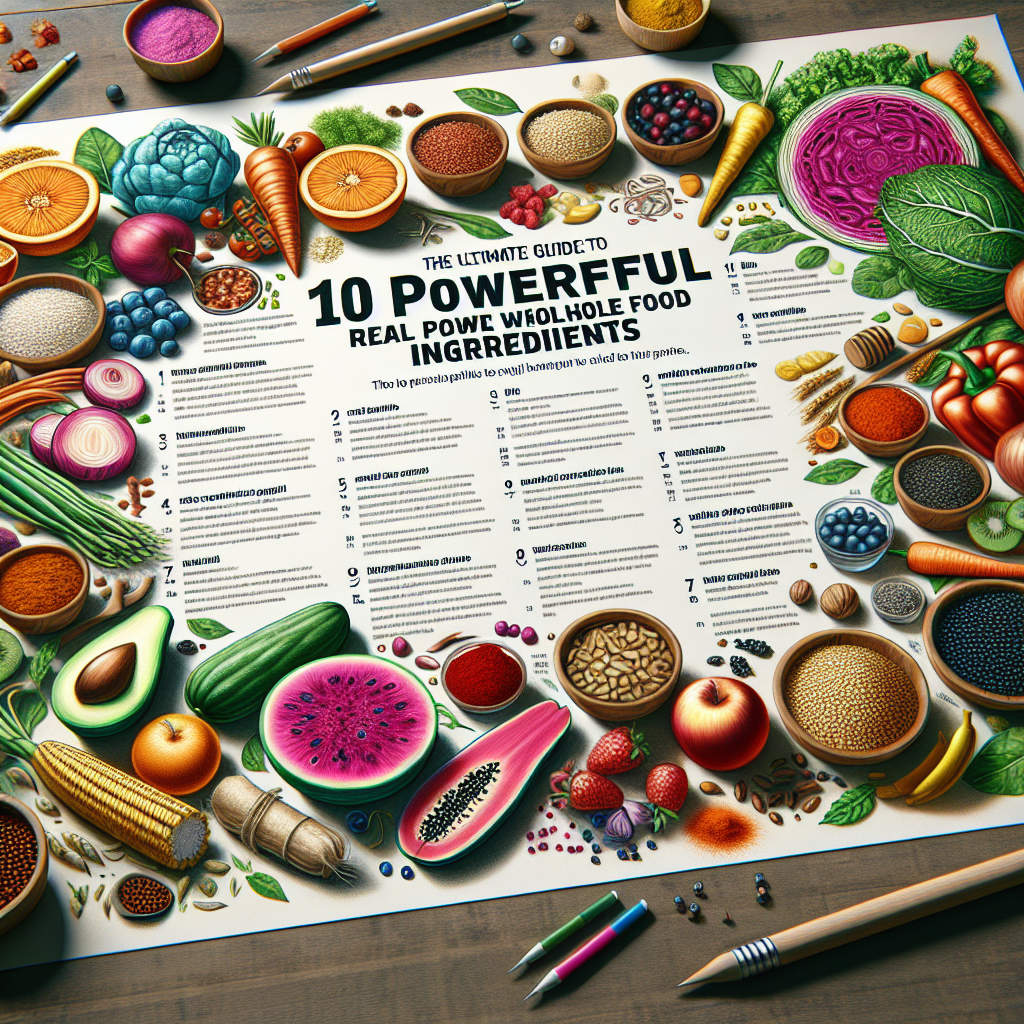 The Ultimate Guide To 10 Powerful Real Whole Food Ingredients For 2025